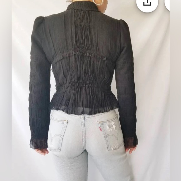 Elie Tahari | Jackets & Coats | Elie Tahari Silk Chiffon Jacket ...